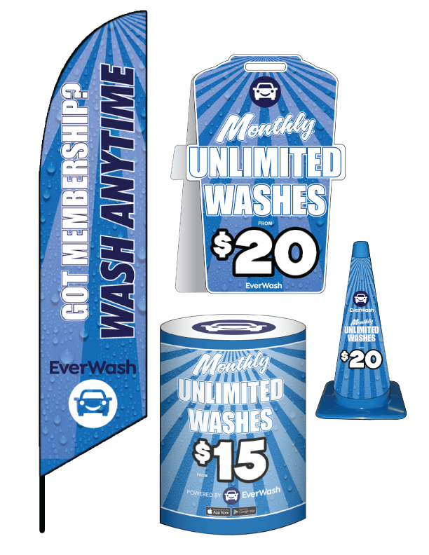 Additional Signage – EverWash Standard Signage