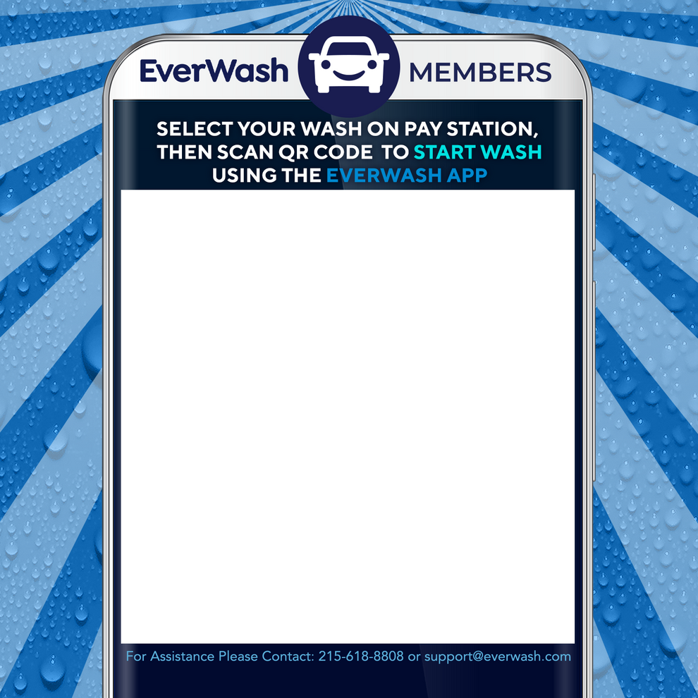 Start Wash In-Bay Automatic Decals (IBA) – EverWash Standard Signage